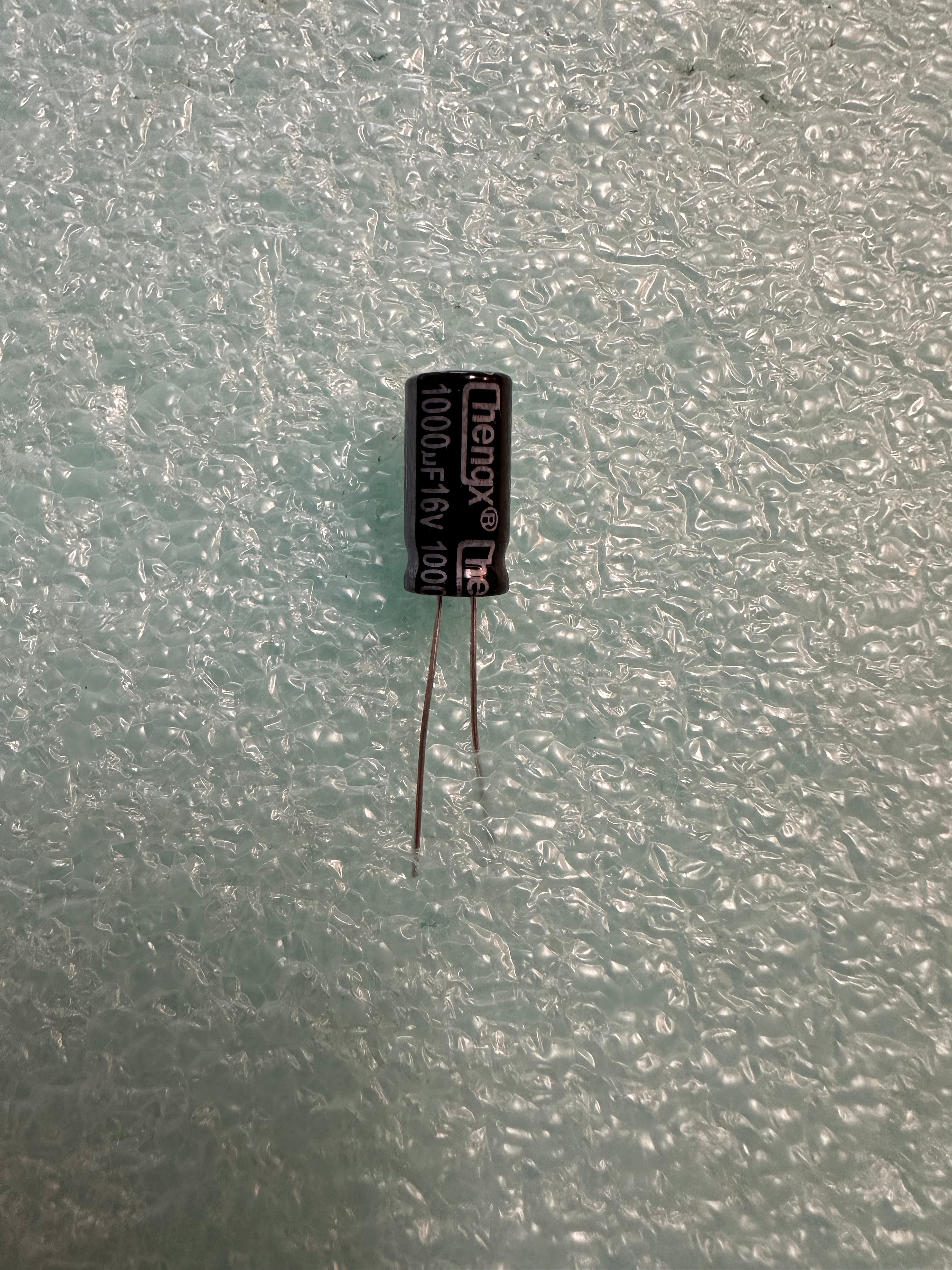 1000uf 16v Capacitor, 85C – Rich Tech TV Parts